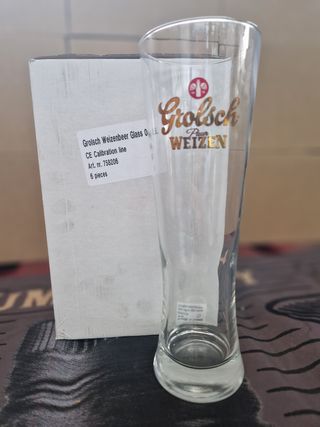 6 bicchieri grolsch wizen 0.5 x6