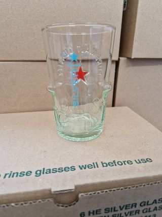 6 bicchieri heinekwn silver