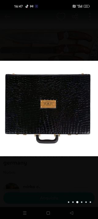 elegante valigetta posate