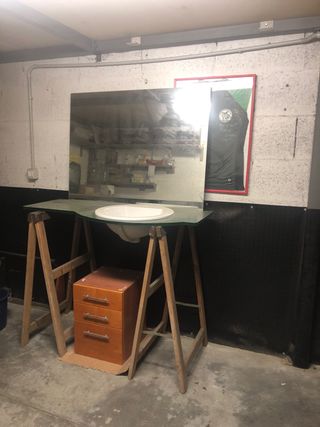 Mobile bagno con specchio