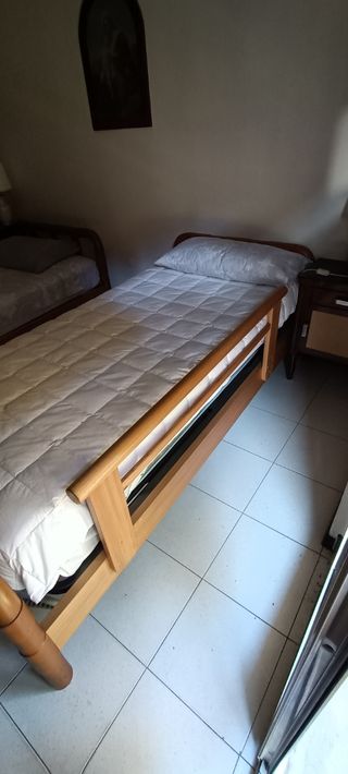 letto con rete ortopedica 