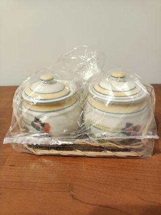 set sale e pepe in ceramica