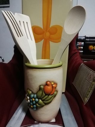 portamestoli porta mestolo thun. Nuovo con scatola