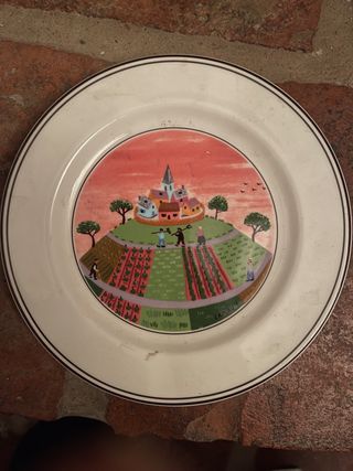 Set due piatti serie Naif villeroy &boch 