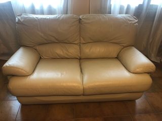 Divano due posti in pelle