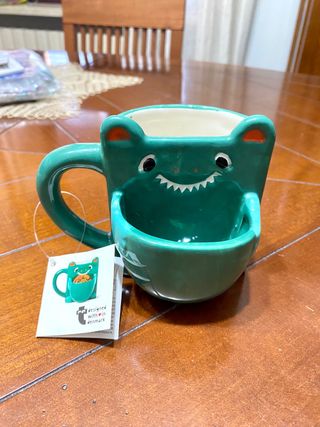Tazza con porta biscotti Tiger