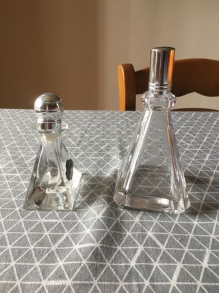 Bottiglie di cristallo vintage 