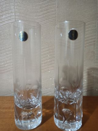 Coppia bicchieri cristallo whiskey NEW
