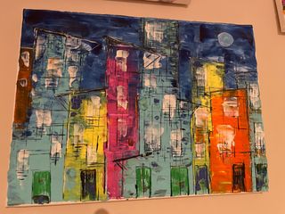 Case su tela acrilico 