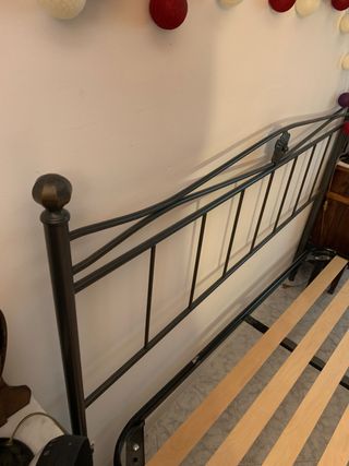 Letto in ferro battuto + doghe 