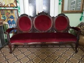 DIVANO STILE LUIGI FILIPPO 1800