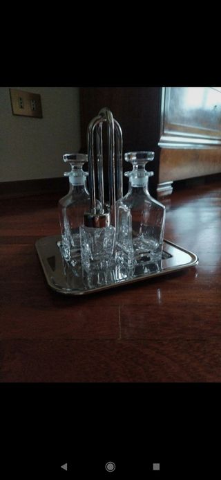 Oliera, acetiera, saliera e pepiera 