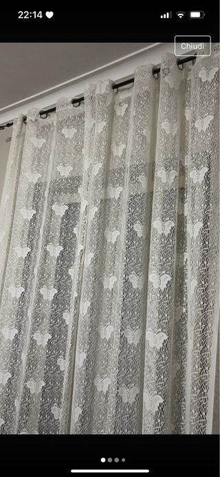 Tende ricamate 