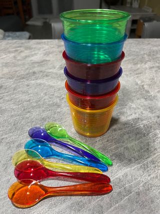 Ciotole gelato in plastica 