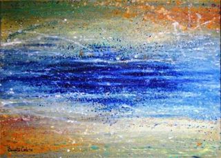 Dipinto Olio su tela Astratto - dim. 70 x 50 cm