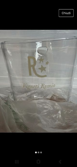 suaglass contenitore cestello vino/prosecco