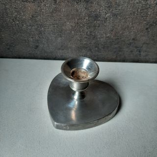 Portacandela in argento / Vintage 