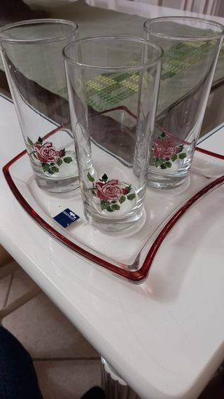 Set bicchieri vintage 