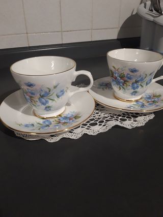 set tazze inglesi Crown Trent.