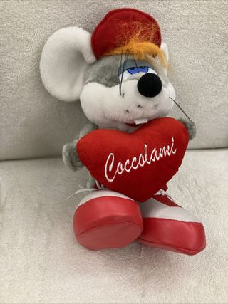 PELUCHE TOPO CM.30 C/CUORE COCCOLAMI SAN VALENTINO