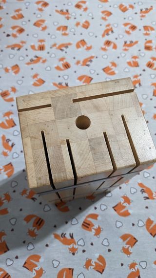 Ceppo porta coltelli in legno e acciaio - IKEA