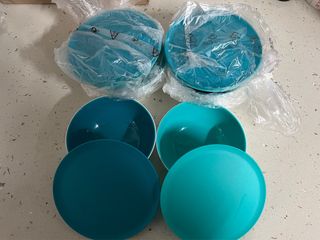 N. 6 ciotole dessert linea allegra Tupperware