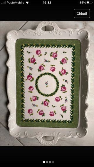 Vassoio di porcellana Royal Porcelain