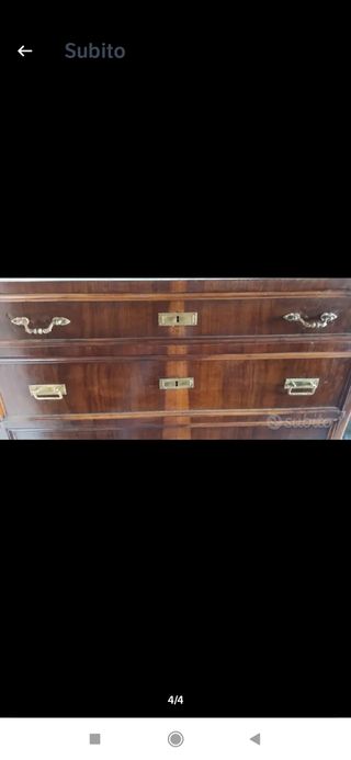 cassettiera inizio 900