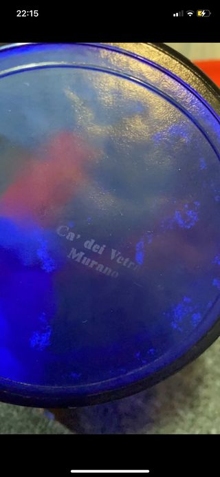 Vaso in vetro di Murano