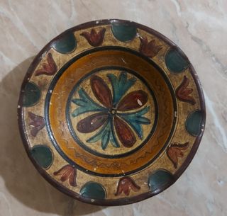 piattino svuota tasche Etruria antico in cotto