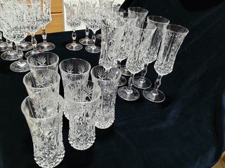 bicchieri in cristallo. servizio da 6 o da 12