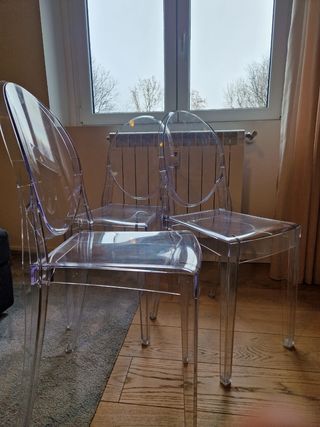 3× sedie Victoria Ghost Kartell