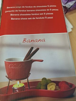 set fonduta cioccolata