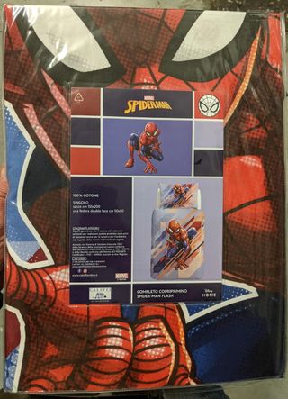 Parure copripiumino Caleffi "Spiderman Flash"