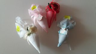 4 coni portaconfetto assortiti bomboniera collezio