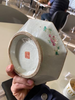 Piatto cinese antiche 