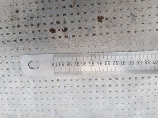 Righello metrico inox