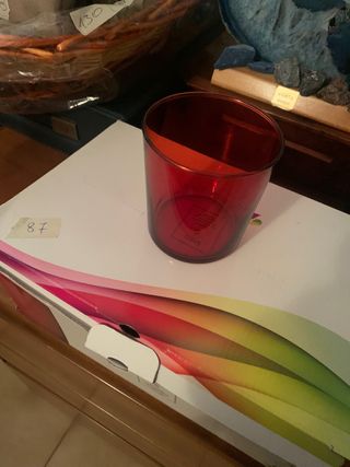 Bicchiere vetro rossi 