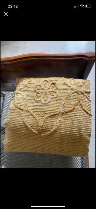 Coperta matrimoniale in ciniglia 