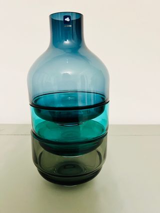 Vaso in vetro più ciotole Leonardo 