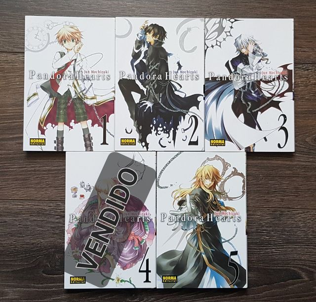 Mangas Pandora Hearts. Tomos 1, 2, 3 y 5 de segunda mano por 25 EUR en Palafrugell en WALLAPOP