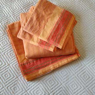 completo matrimoniale arancione 