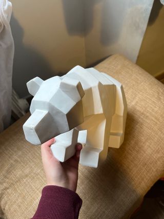 Orso bianco da decorazione 