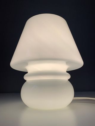 Abat-jour a fungo in vetro vintage 