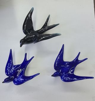 Set di 12 Ceramiche - Uccellini