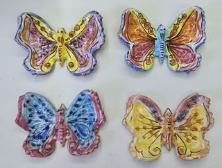 Set di 8 Ceramiche - Farfalle + 1