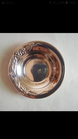 Piattino in argento 925 gr.12.60 cm.8