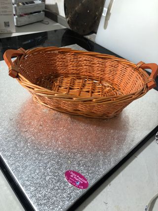 Cestino ovale in vimini 