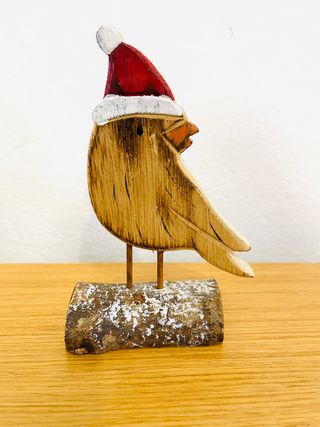 Uccellino di legno handmade