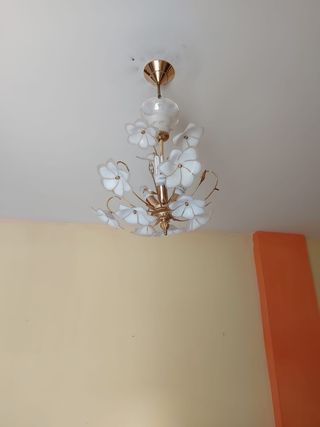 Lampadario in vetro